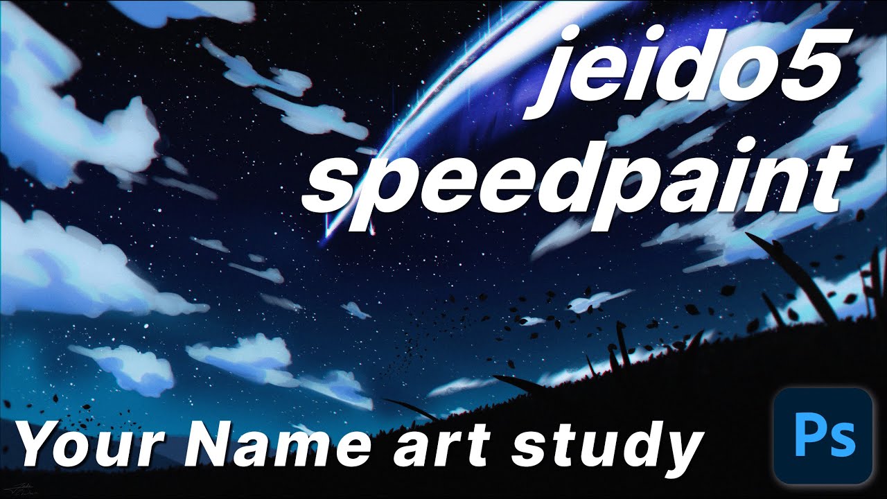 speedpaint: Your Name art study - YouTube