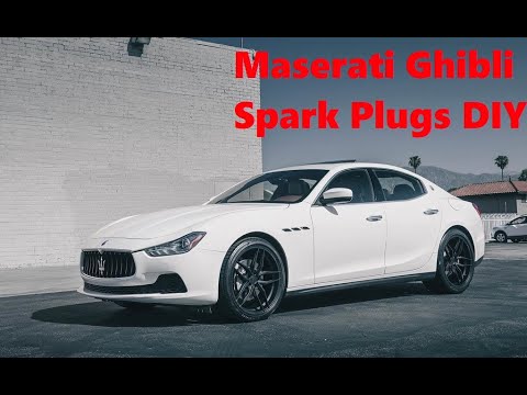 Maserati Ghibli Spark Plugs DIY - YouTube