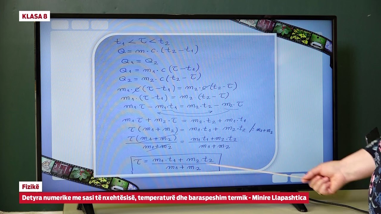 8013 - Fizikë - Detyra numerike me sasi të nxehtësisë, temperaturë dhe ...