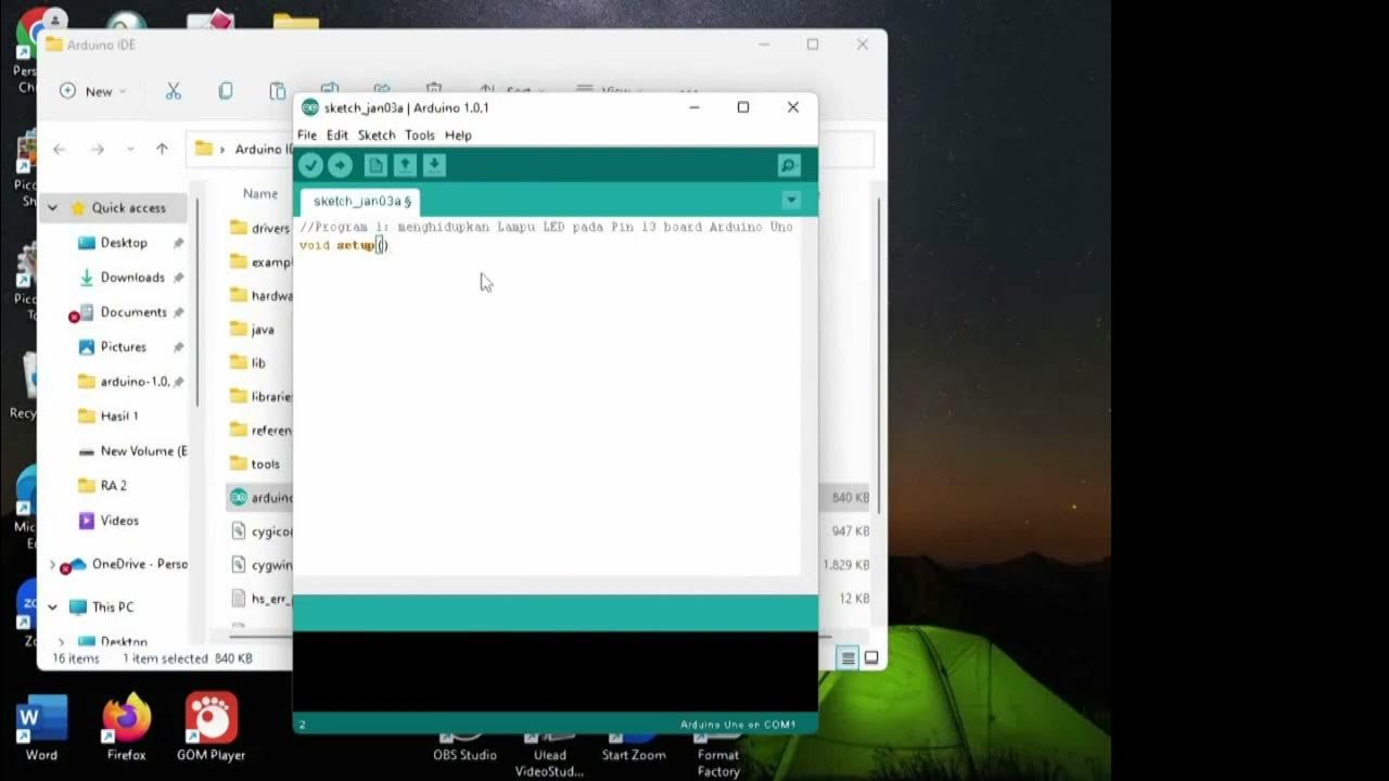 Penggunaan Arduino IDE - YouTube