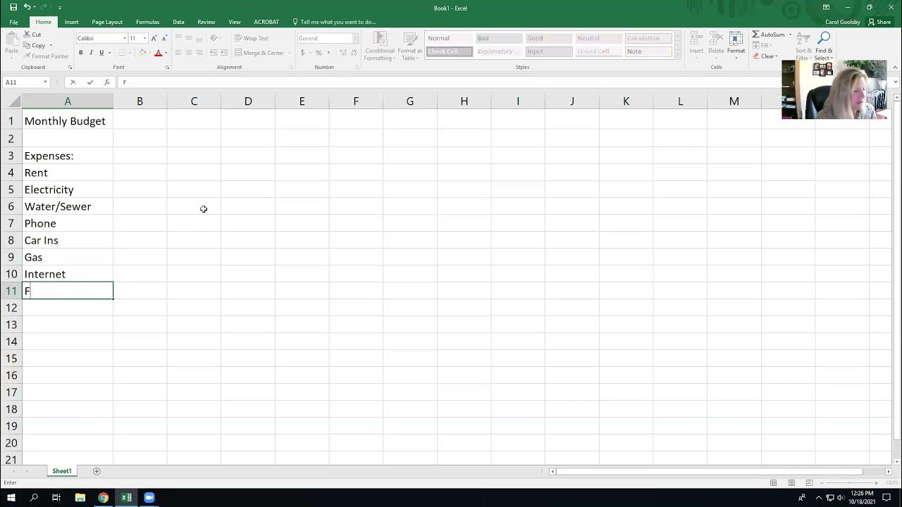 Basic Excel Tutorial - YouTube