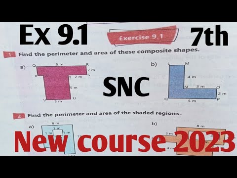Exercise 9.1 Class 7th Math kpk and PTB new course 2023| unit 9 Surface,Area and volume - YouTube