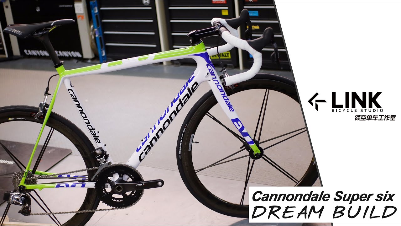 Cannondale SuperSix Evo HiMod 2013 Dream build 这台车是很多人，对于圈刹公路车的念想 装车视频 天然气队版 装车视频 领空单车【LINK NO ...