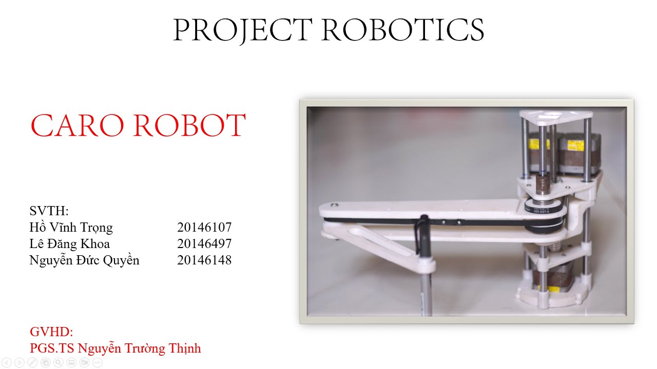 Robotics | Project cuối kì | Caro Robot - YouTube