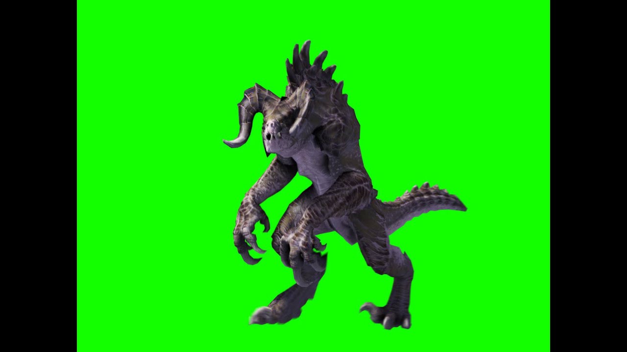 [FALLOUT 4 animation] Deathclaw Walk Cycle_Green Screen - YouTube