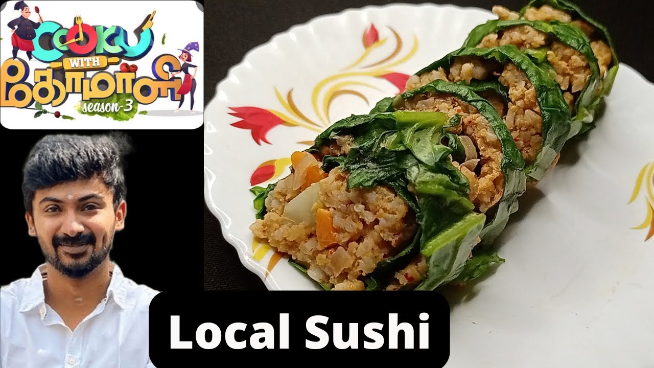 Local Sushi|cook with comali 3 recipe|Darshan's recipe| cook with ...