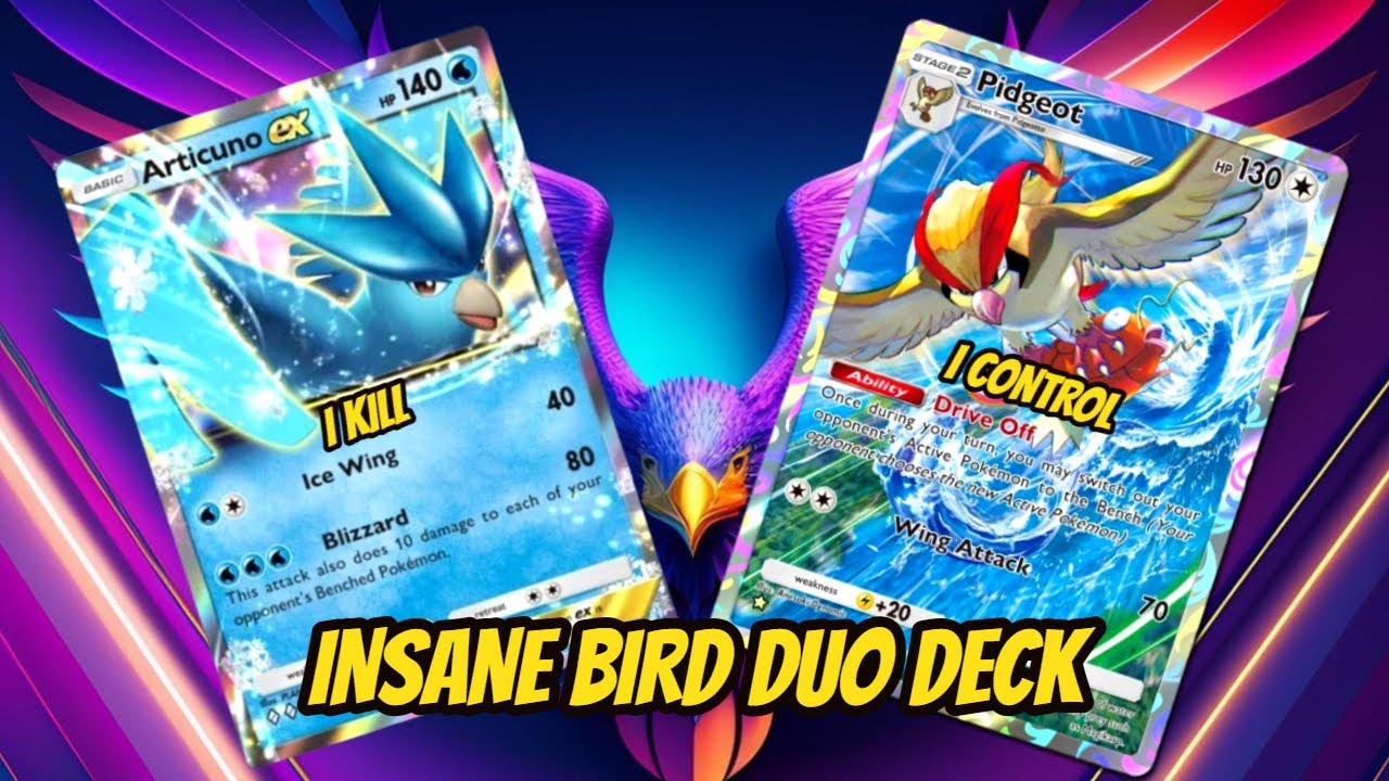Insane Control & Damage with Bird Deck Featuring Pidgeot, Articuno Ex ...