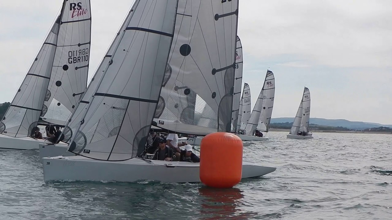 RS Elite South Coast Championships 2019 - Start of Race 3 - YouTube