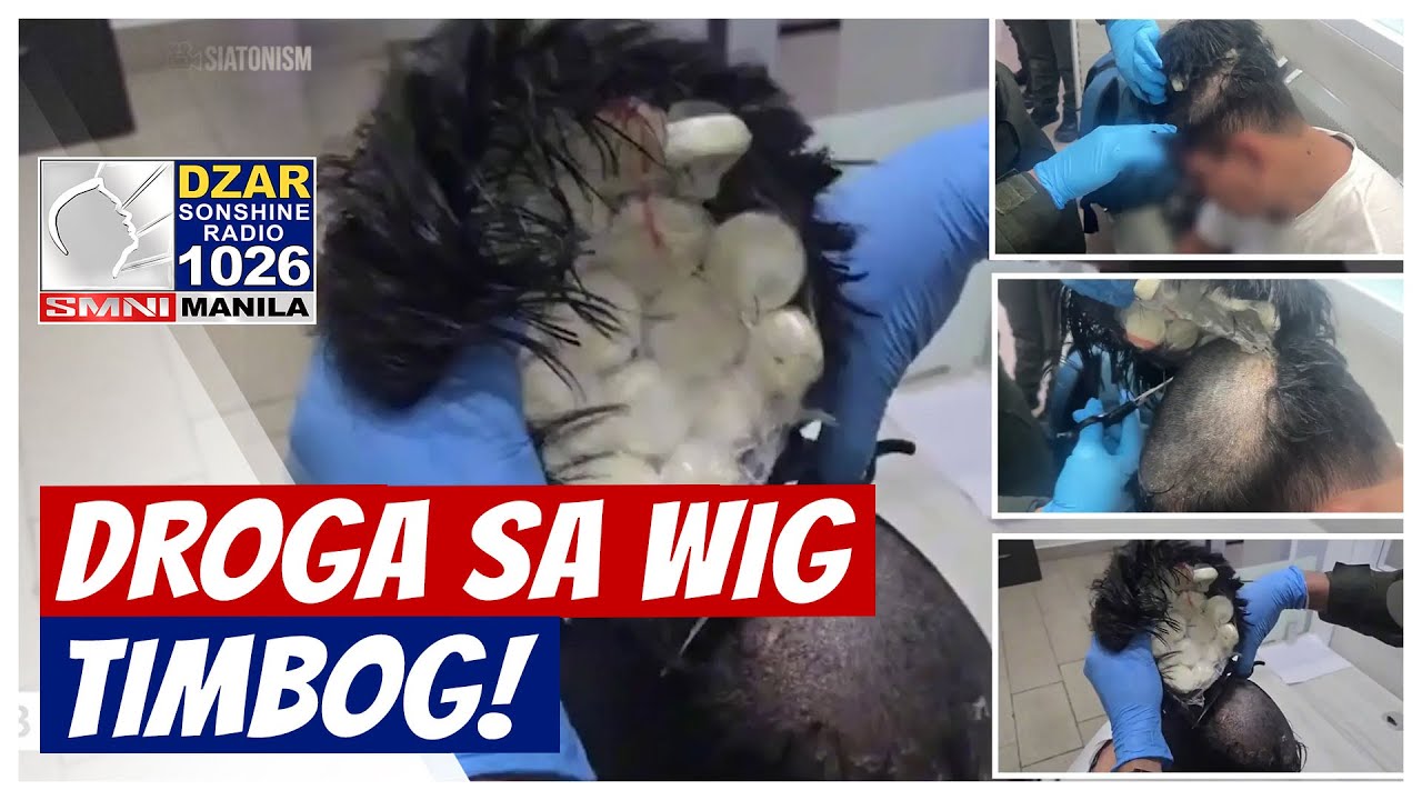 Lalaki, huli sa pagpupuslit ng droga gamit ang wig! - YouTube