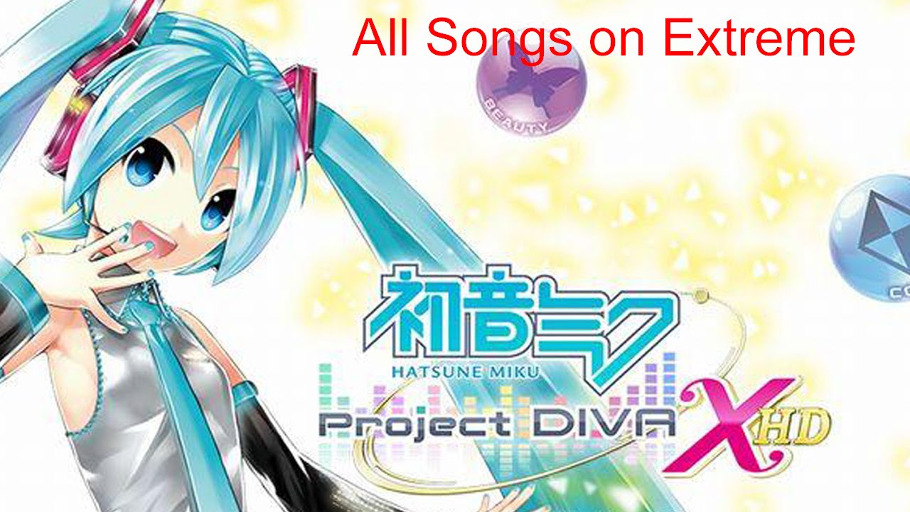 Hatsune Miku: Project Diva X HD - All Songs on Extreme [Stream ...