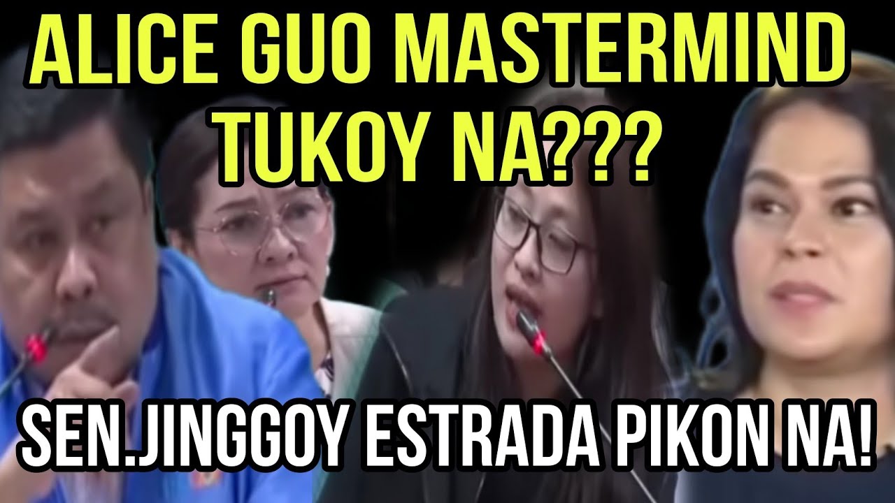 BREAKING NEWS! ALICE GUO MASTERMIND TUKOY NA?? SEN JINGGOY ESTRADA ...