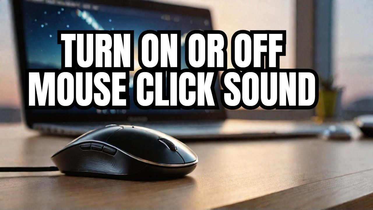 How to Enable or Disable Mouse Click Sound in Windows 11/10 [EasyGuide] - YouTube
