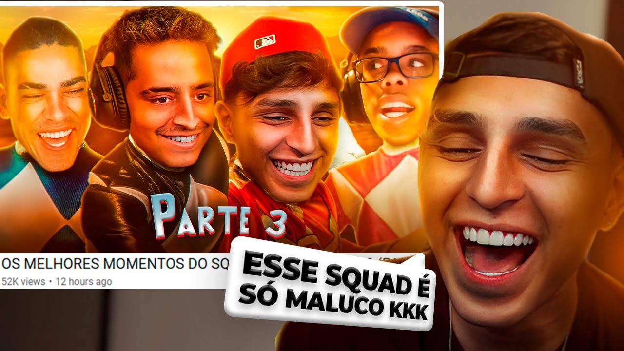 Nobru reagindo ao meu vídeo: OS MELHORES MOMENTOS DO SQUAD DA RESENHA 2.0 (PARTE 3) - YouTube