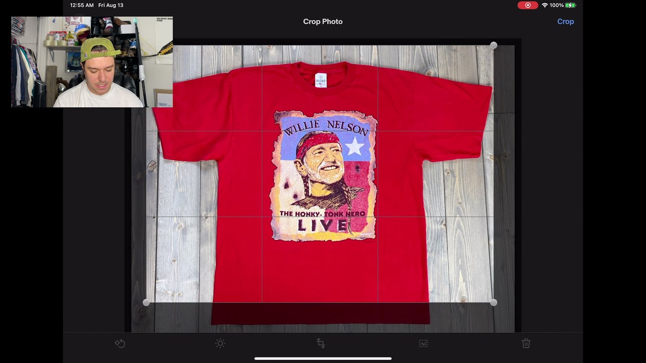 How To Sell Vintage T Shirts On EBay On Mobile App Photographing How To Sell Vintage T Shirts On EBay On Mobile App Photographing