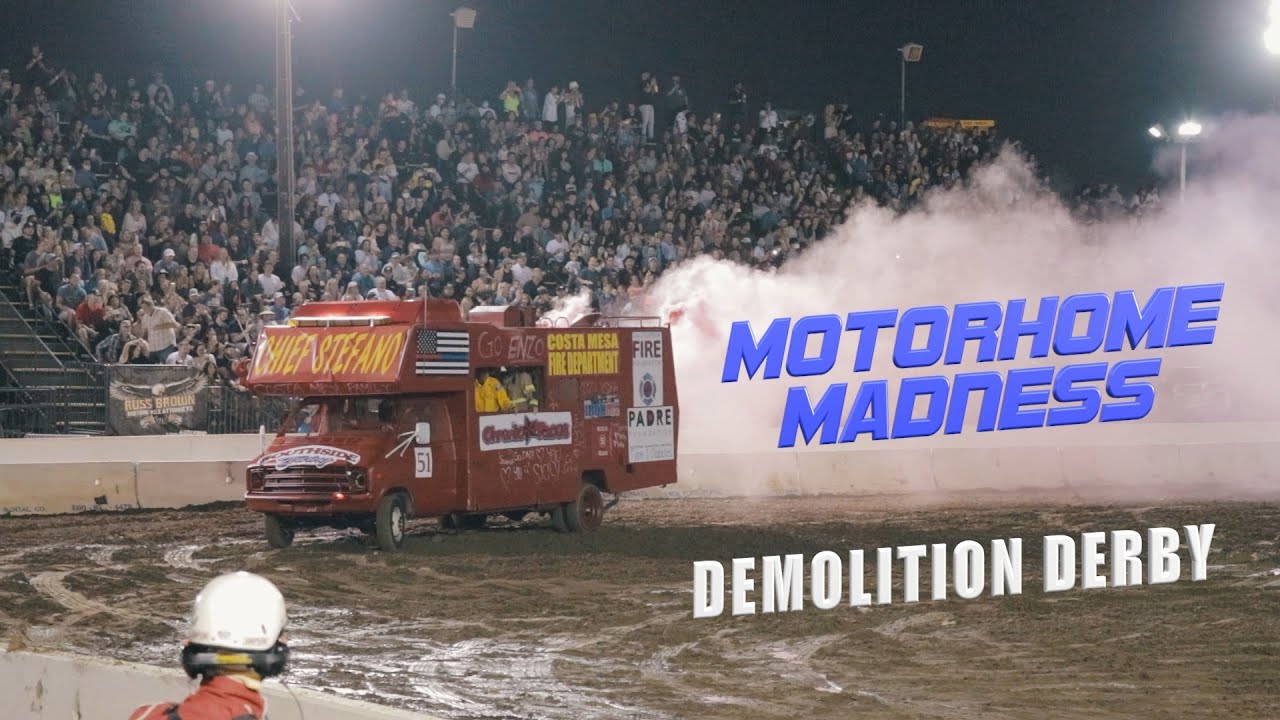 Motorhome Madness Demolition Derby 2022 - YouTube