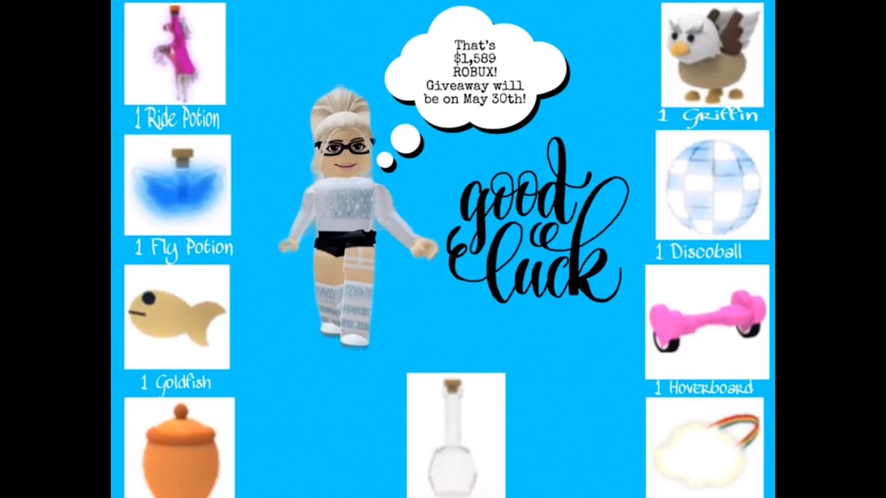 🥳 ROBUX ITEMS GIVEAWAY WINNERS 🥳 CONGRATS!🌟 Giveaway in Adopt Me in ...