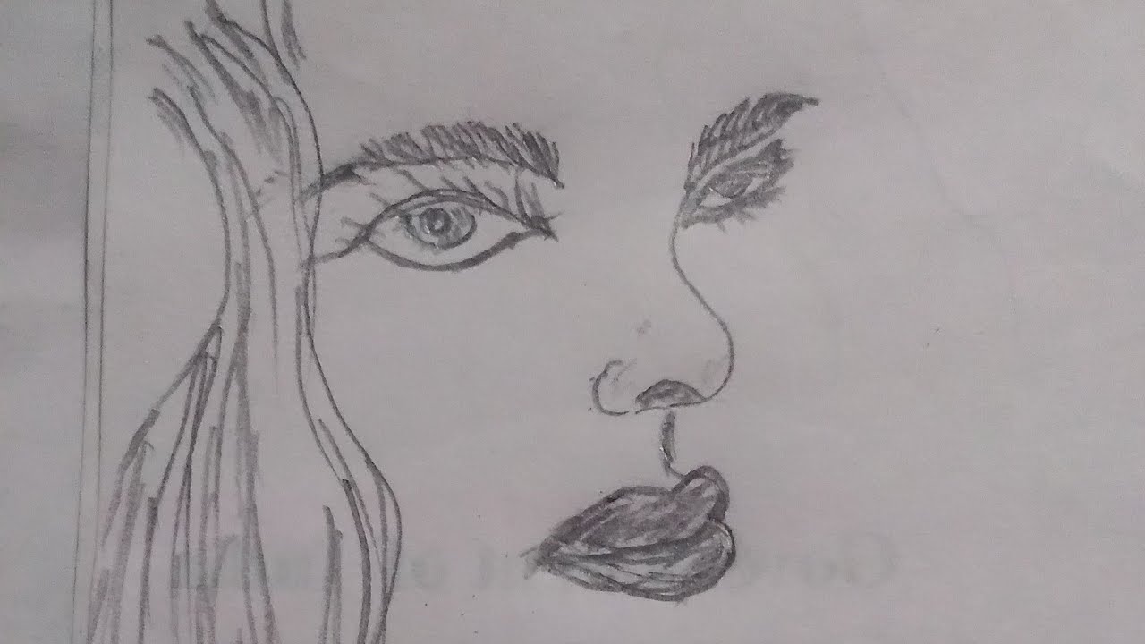 how to draw omen face easy sketch drawing pencile drawing easy teknic ...