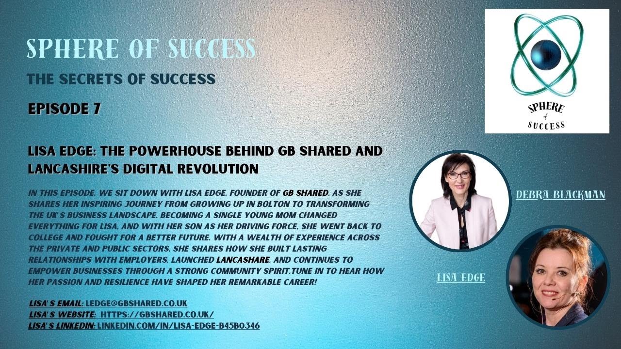 Episode 7: LISA EDGE: THE POWERHOUSE BEHIND GB SHARED AND LANCASHIRE'S ...