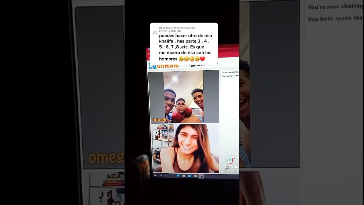 Mia Khalifa En Omegle 🥴 Miakhalifa Shorts Tiktok Youtube