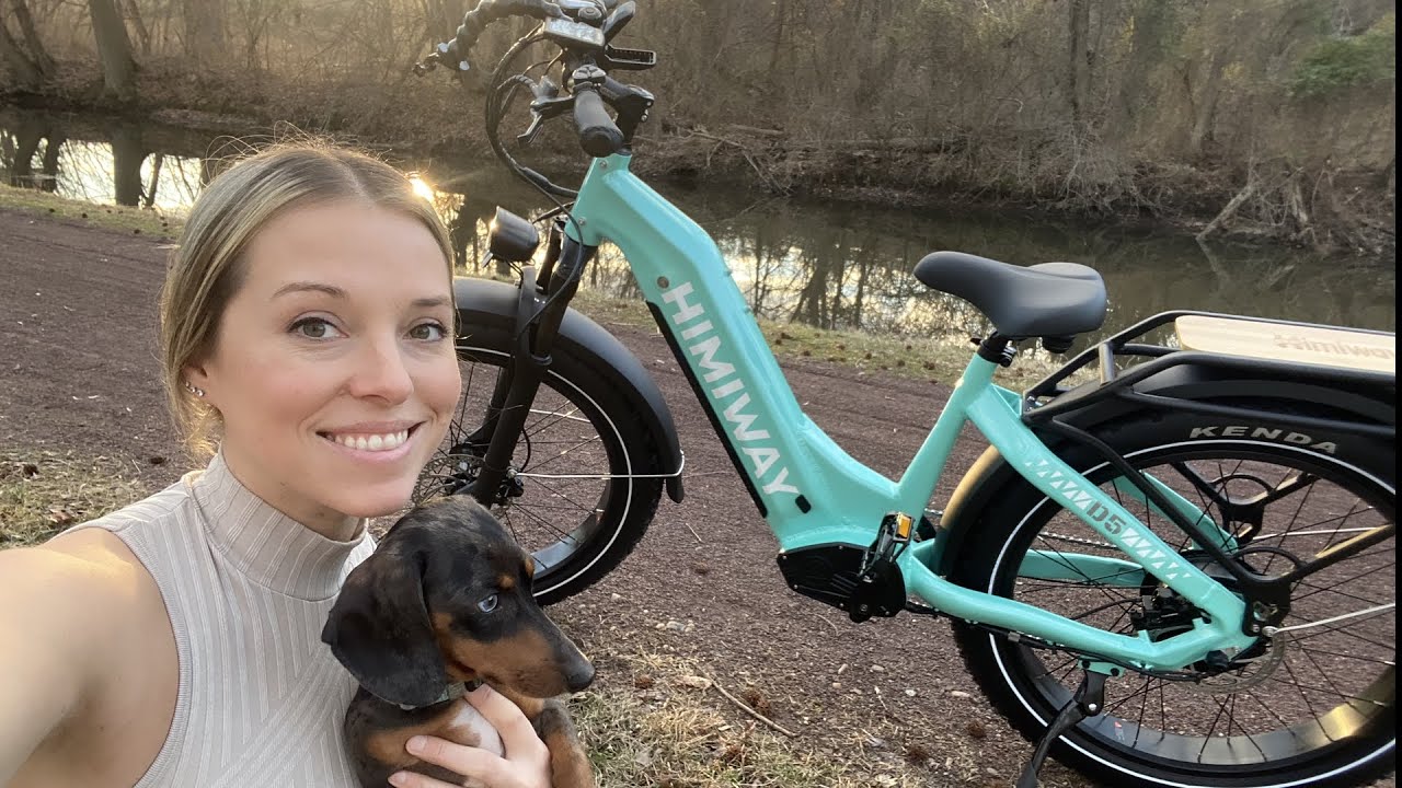 Riding My HIMIWAY D5 ZEBRA With My Wiener Dog, Gus! Jennifer Sugint ...