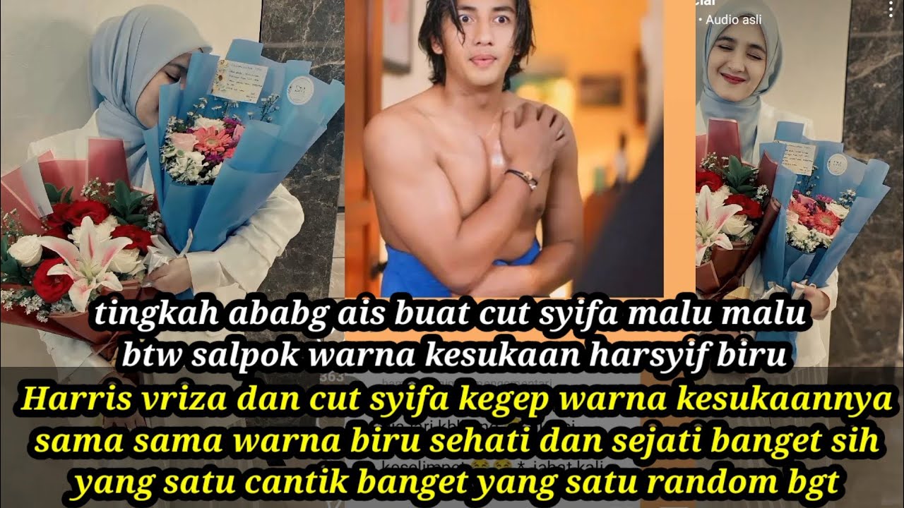 WARNA KESUKAAN HARRIS VRIZA DAN CUT SYIFA WARNA BIRU CURIGA WEDDING MEREKA PENUH DENGAN DEKOR ...