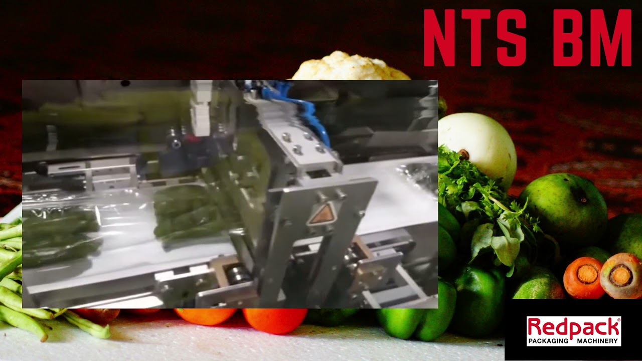 Redpack NTS BM flowrapping trayless vegtables - YouTube