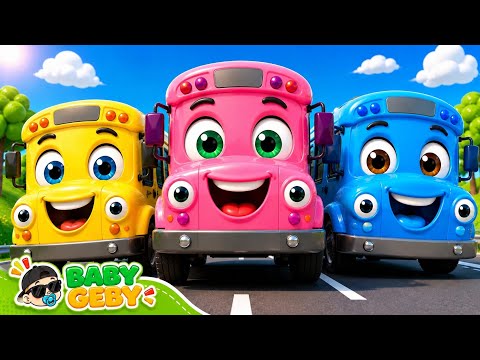 Wheels On The Bus | Baby Geby | Nursery Rhymes & Kids Song
