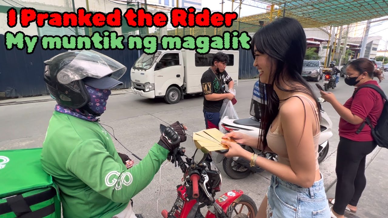 I PRANKED THE GRAB FOOD RIDER / Ayah Flores - YouTube