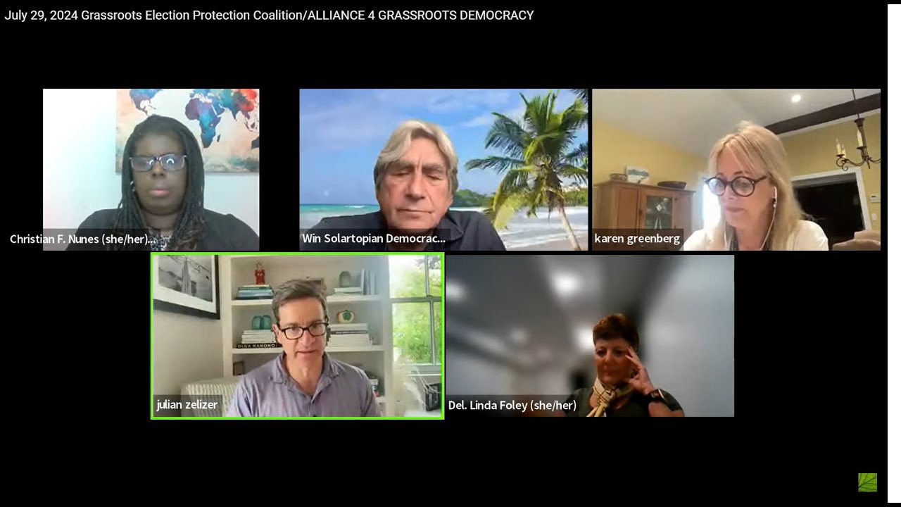 July 29, 2024 Grassroots Election Protection Coalition/ALLIANCE 4 ...