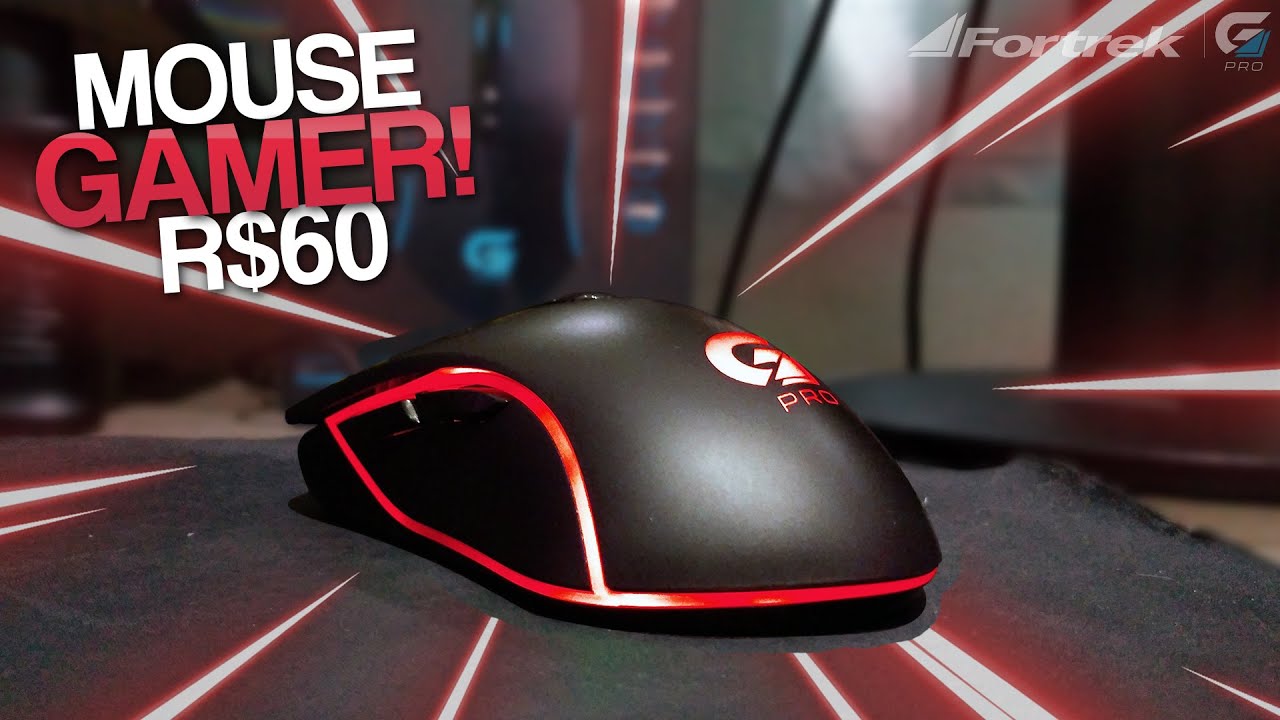 Mouse GAMER RGB por 60 REAIS? Fortrek M7 G Pro RGB [Unboxing] - YouTube