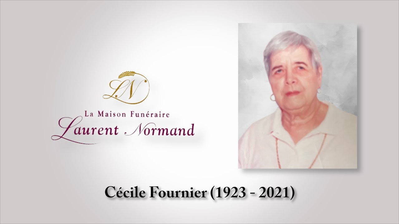 Cécile Fournier (1923 - 2021) - YouTube