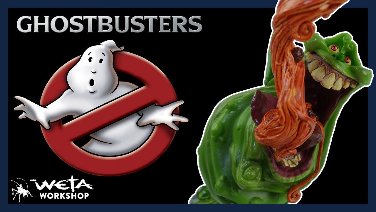 Weta Workshop Mini Epics Ghostbusters Slimer Figure | FastView - YouTube