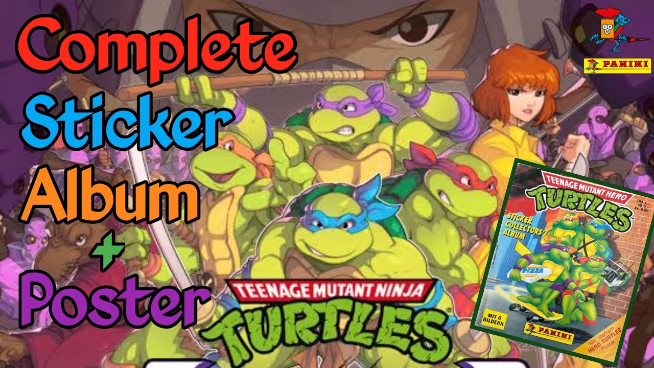 Teenage mutant hero turtles: ninja turtles sticker album complete with ...