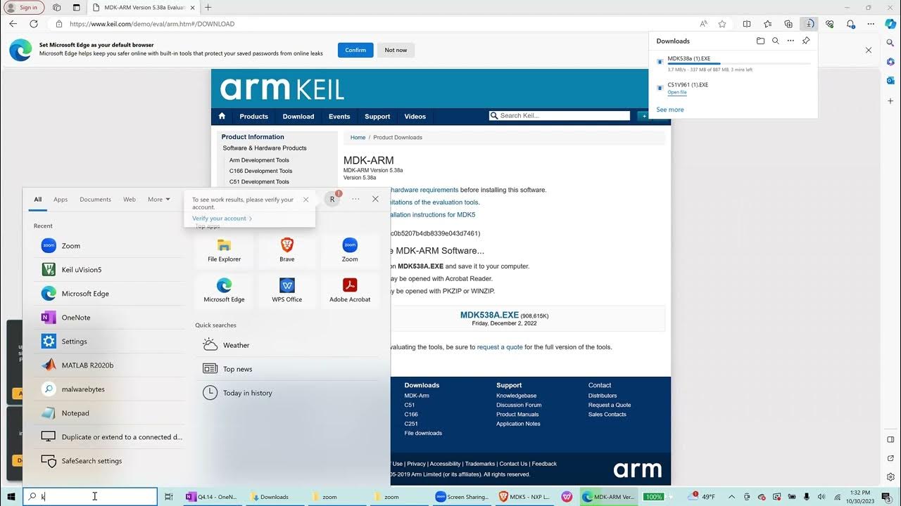 How to Install Keil Microvision 5 on Windows to write ARM assembly program and debug - YouTube