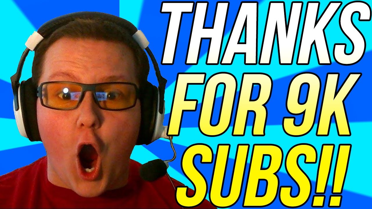 THANK YOU FOR 9K SUBS!! - YouTube