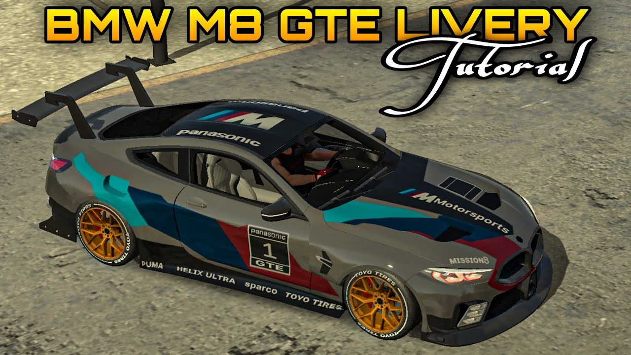 Free BMW M8 GTE Easy Livery Tutorial in Car Parking Multiplayer New ...