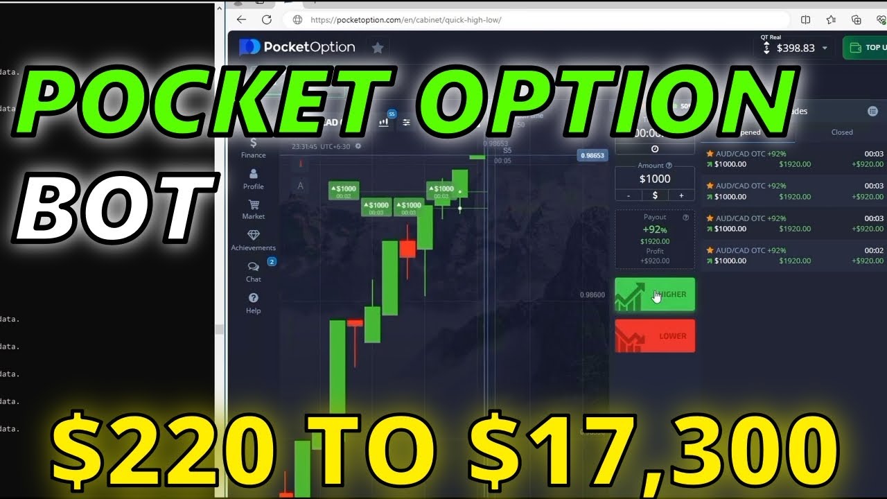 Pocket Option Robot // robot that opens trades by itself ??? - YouTube