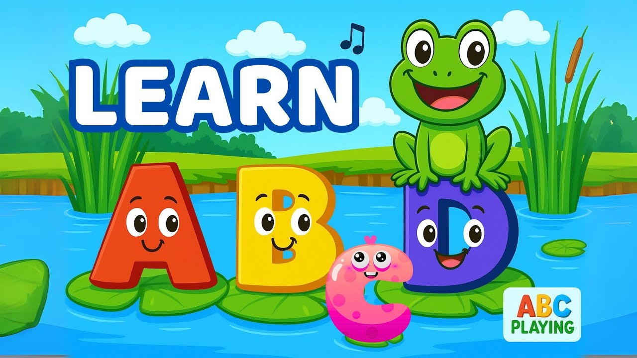 Learn ABC with Frog | Alphabet Song for Kids | ABC Playing - YouTube