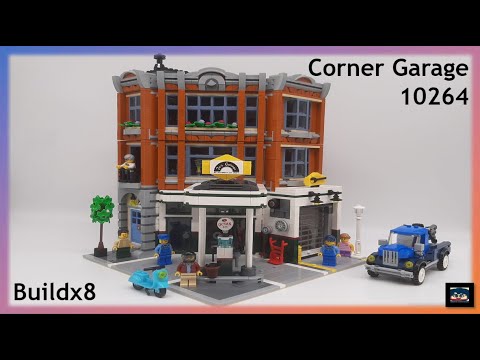 LEGO Corner Garage 10264 buildx8 - Creator Expert - YouTube