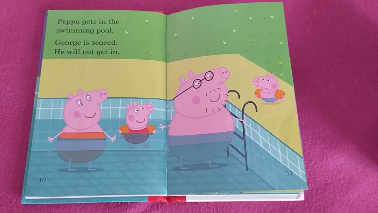 Peppa pig going swimming I NnN Novel Time - YouTube