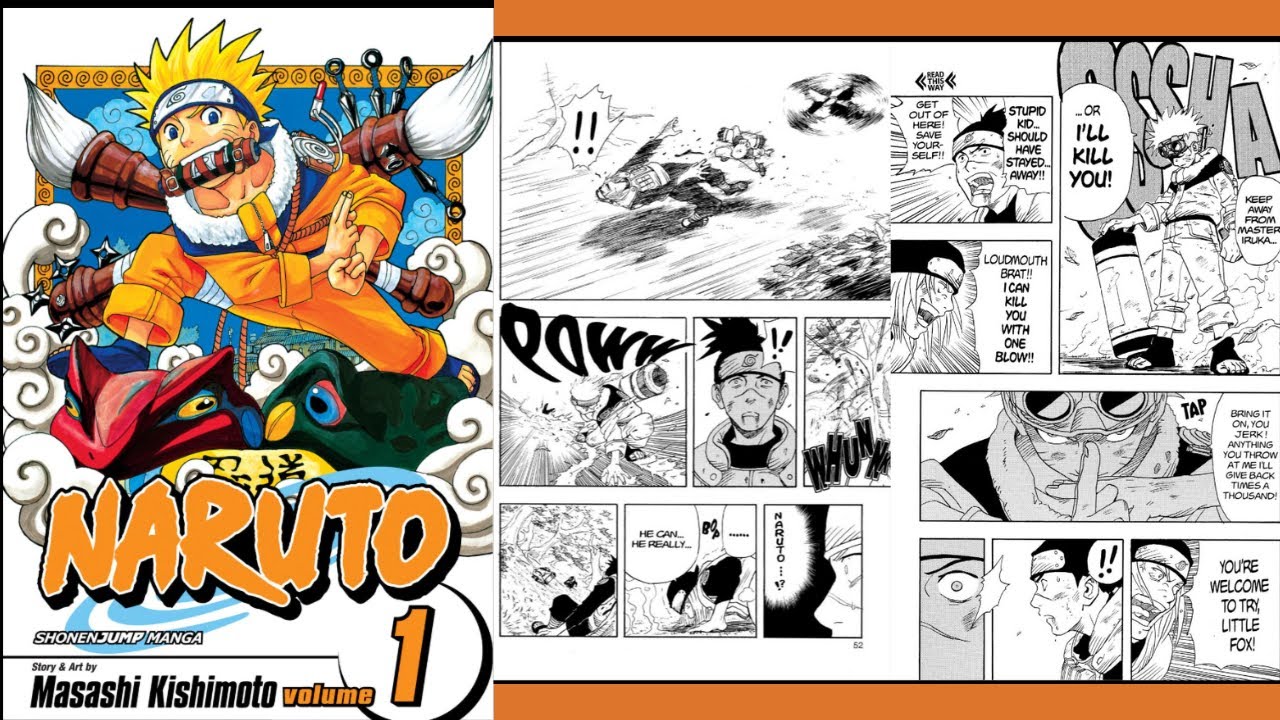 Manga- Naruto Volume #1 - #27 manga_library; comics - YouTube