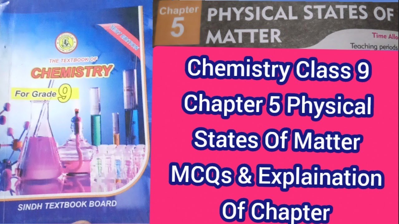 Chemistry Class 9 Chapter 5 Physical States Of Matter (part 1) MCQs and ...