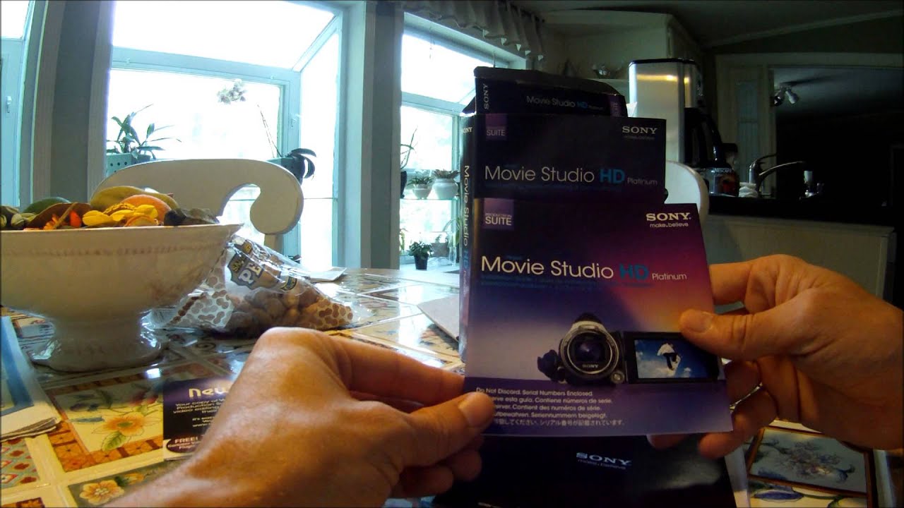 Sony Vegas Movie Studio HD Platinum Production Suite 11 UnBoxing 1 MP4 ...