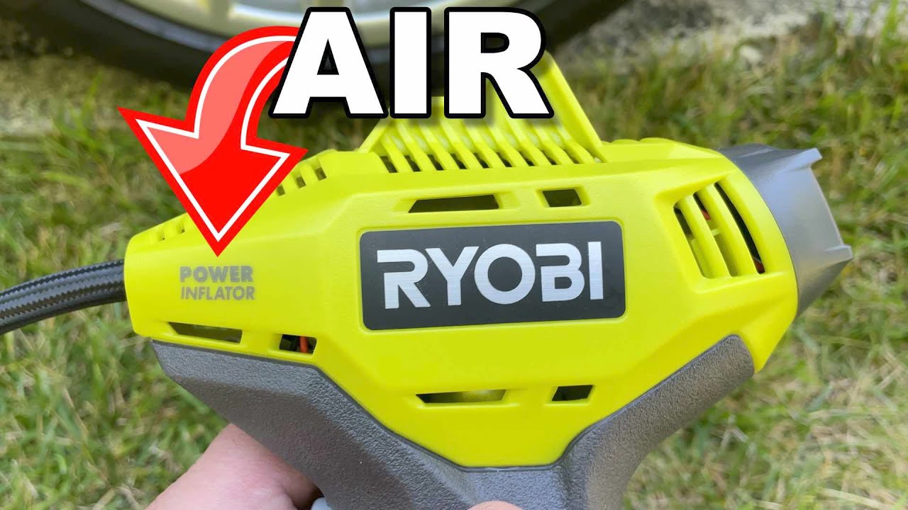 Ryobi Tire Inflator - Air Compressor - YouTube