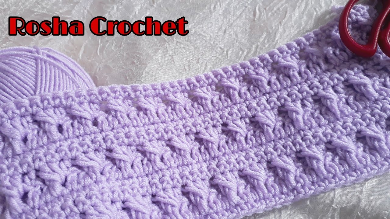 Easy and beautiful crochet stitch/ The easiest and most beautiful ...