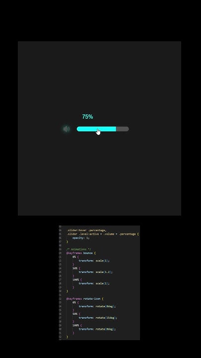 How to create volume control UI design using HTML & CSS | JavaScript #htmlcss @rcodeninja - YouTube