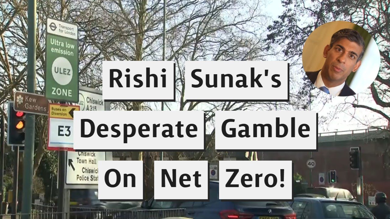 Inaction Man Rishi Sunak Pulls The Plug On Net Zero Pledge In ...