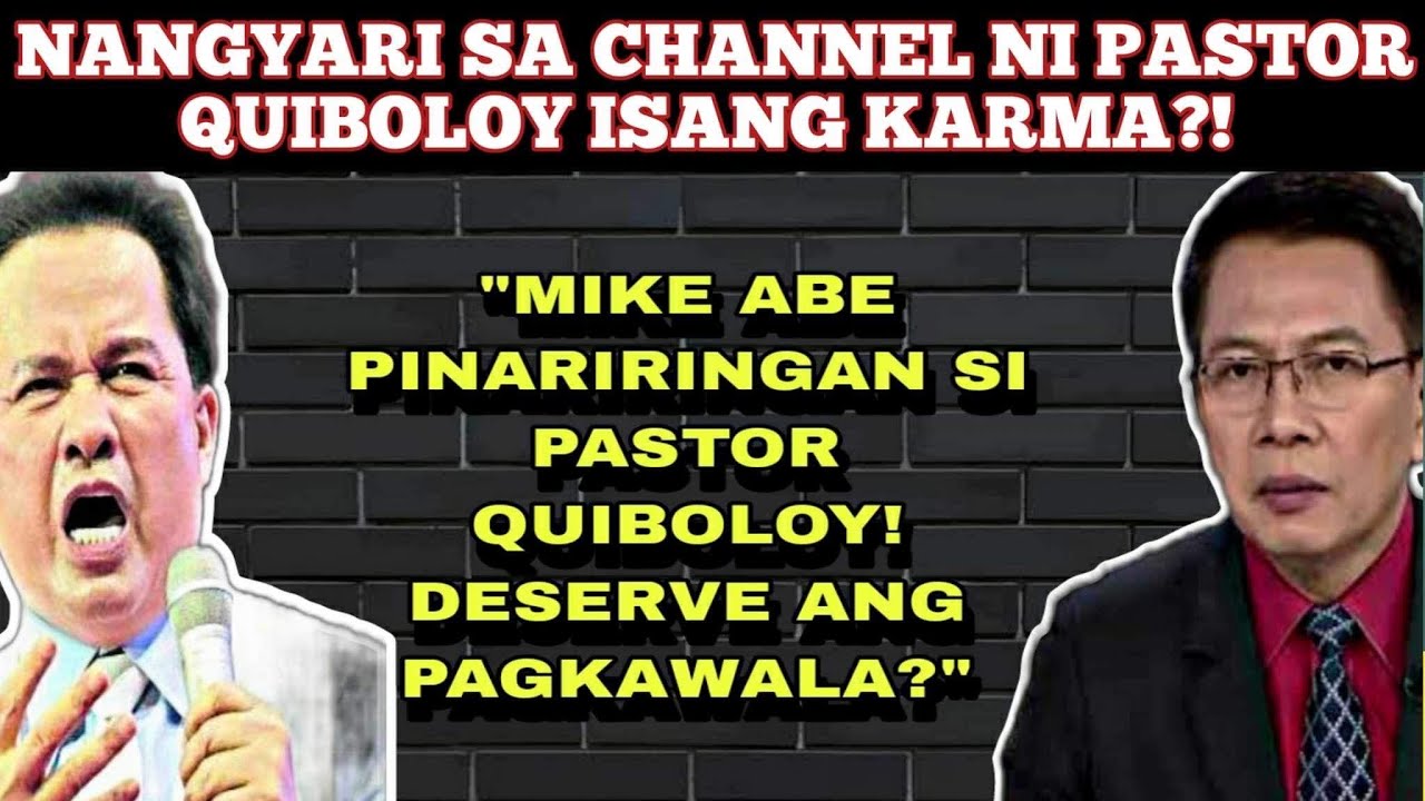 MIKE ABE PINASARINGAN SI PASTOR QUIBOLOY !! - YouTube