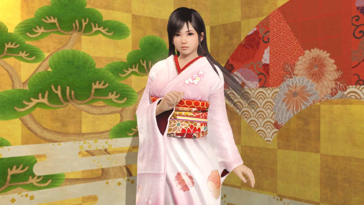 DOAXVV - Kokoro SSR Peach Storm Kimono - YouTube
