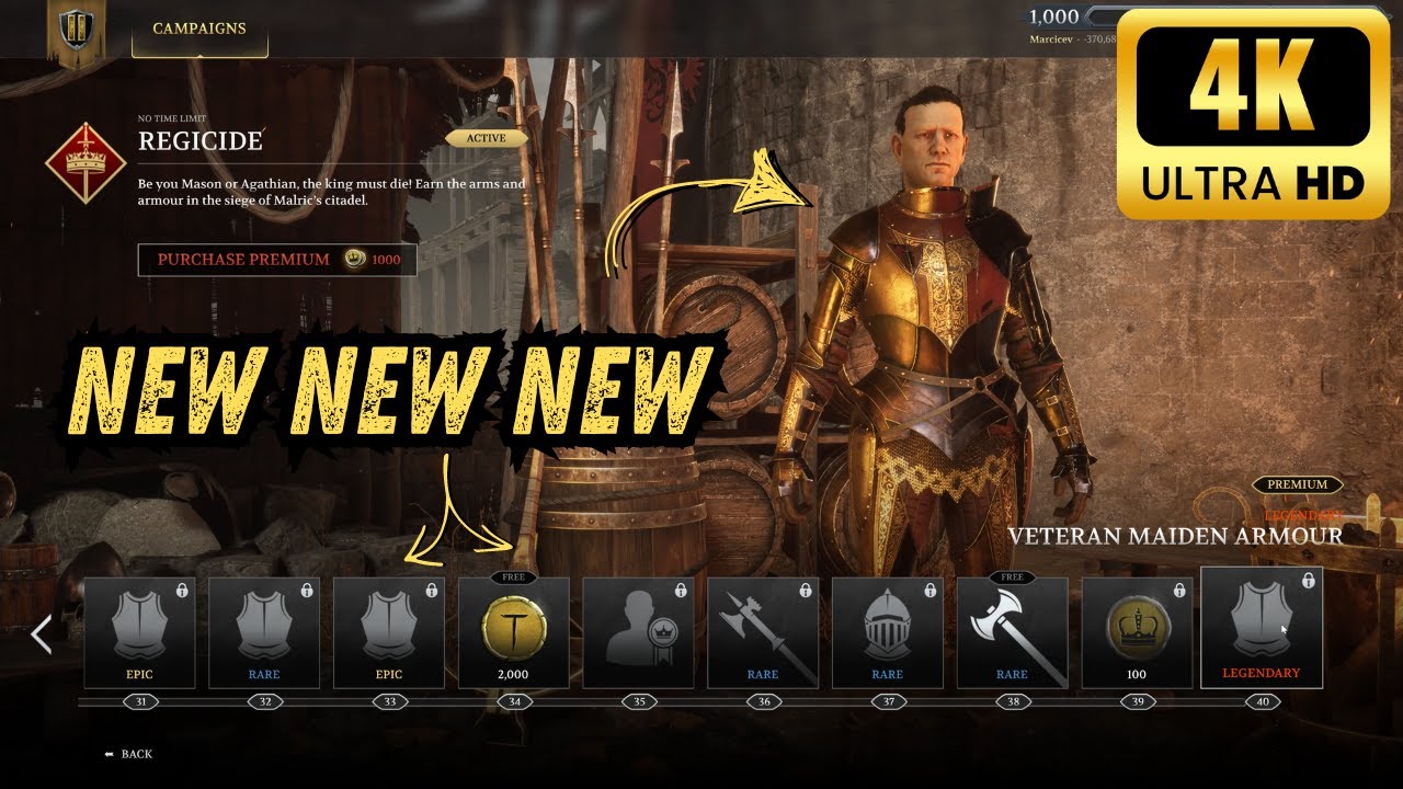 Chivalry 2 Regicide Campaign Pass: All Items & Rewards Unveiled! - YouTube